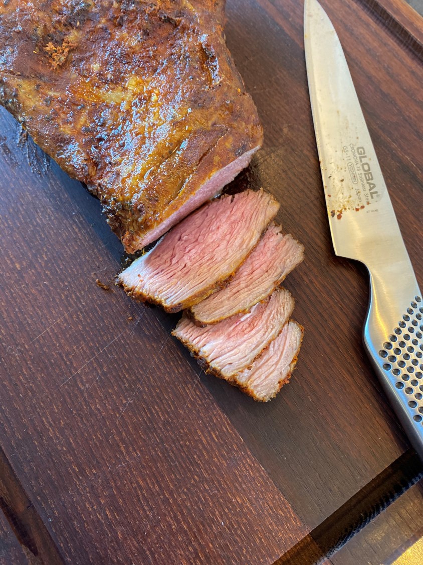 Fajita marineret kalve culotte i sous vide – madensplanet